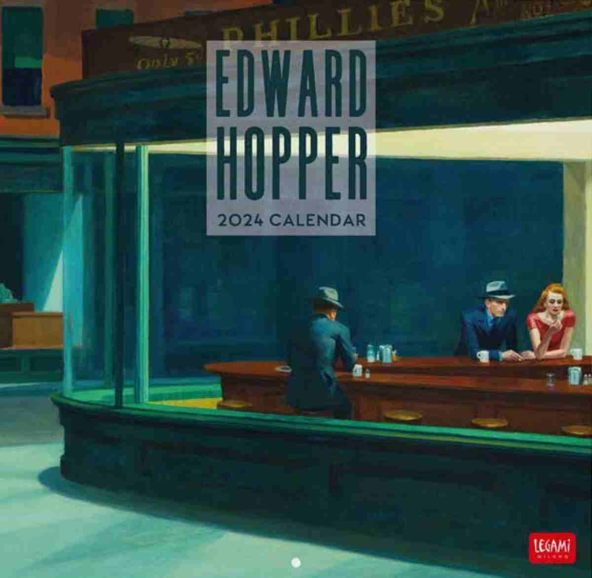 Wall calendar 2024 30x29 - Edward Hopper - Βιβλιοπωλείο Πολιτεία