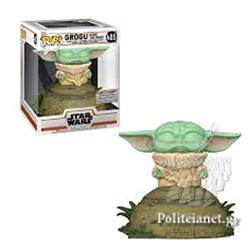 DELUXE: MANDALORIAN - GROCU USING THE FORCE #485 BOBBLE-HEAD VINYL ...