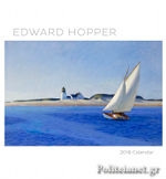 EDWARD HOPPER 2018 WALL CALENDAR - Βιβλιοπωλείο Πολιτεία
