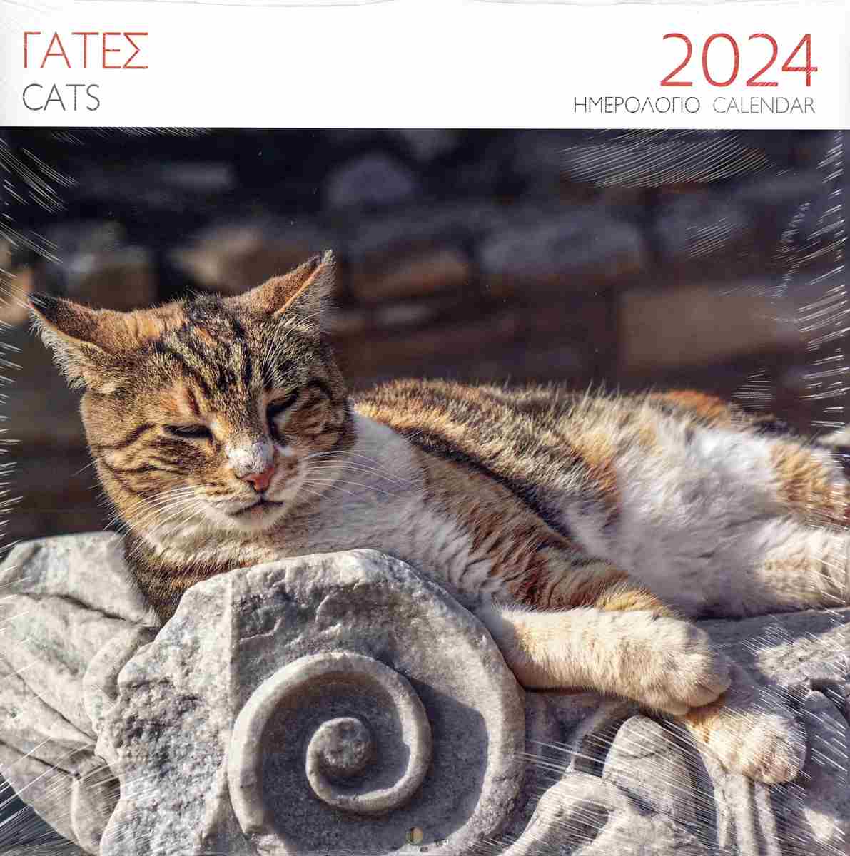 ΕΠΙΤΟΙΧΙΟ ΗΜΕΡΟΛΟΓΙΟ 2024, ΓΑΤΕΣ - ΚΑΦΕ - Βιβλιοπωλείο Πολιτεία