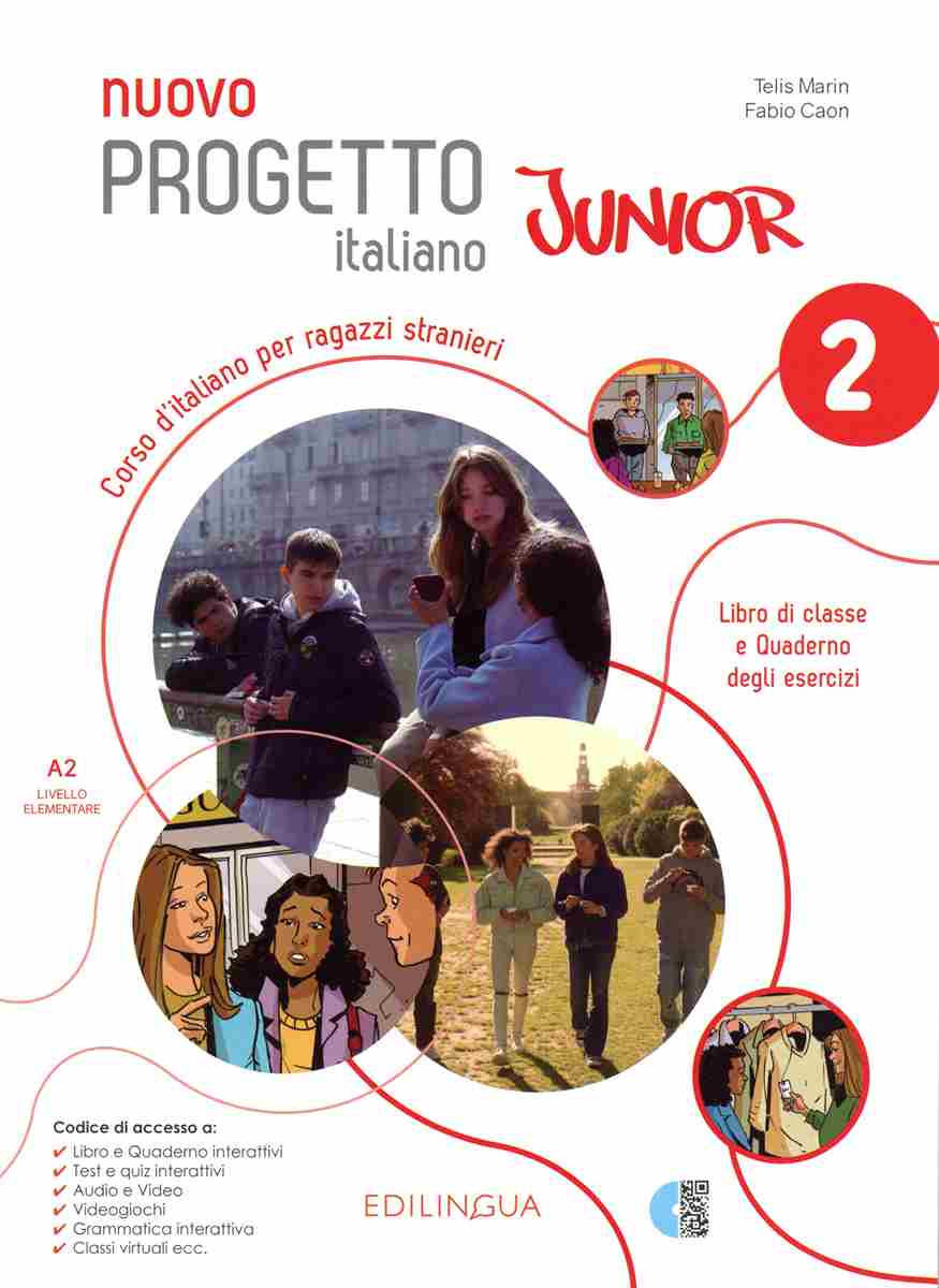 Nuovo progetto italiano junior 2. livello elementare A2 // Libro di classe e quaderno degli ...