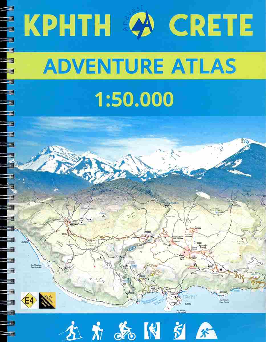 Κρητη // Adventure Atlas 1:50000 (διγλωσση Εκδοση, Ελληνικα-αγγλικα ...