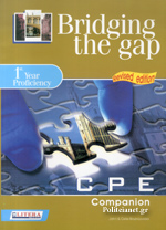 BRIDGING THE GAP 1 - CERTIFICATE OF PROFICIENCY IN ENGLISH - COMPANION - BOUKOUVALAS JOHN ...