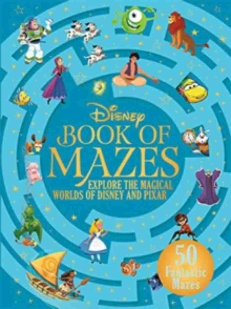 (H/B) THE DISNEY BOOK OF MAZES // EXPLORE THE MAGICAL WORLDS OF DISNEY ...