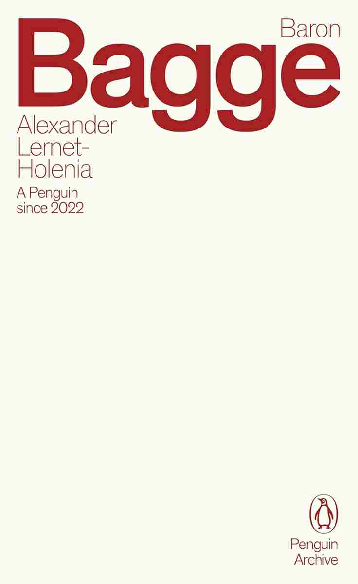 (P/B) Baron Bagge // (Penguin Archive) - LERNET-HOLENIA ALEXANDER ...