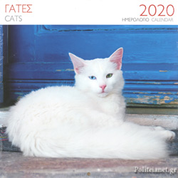 ΕΠΙΤΟΙΧΙΟ ΗΜΕΡΟΛΟΓΙΟ 2020 ΓΑΤΕΣ (ΑΣΠΡΗ ΓΑΤΑ) - Βιβλιοπωλείο Πολιτεία